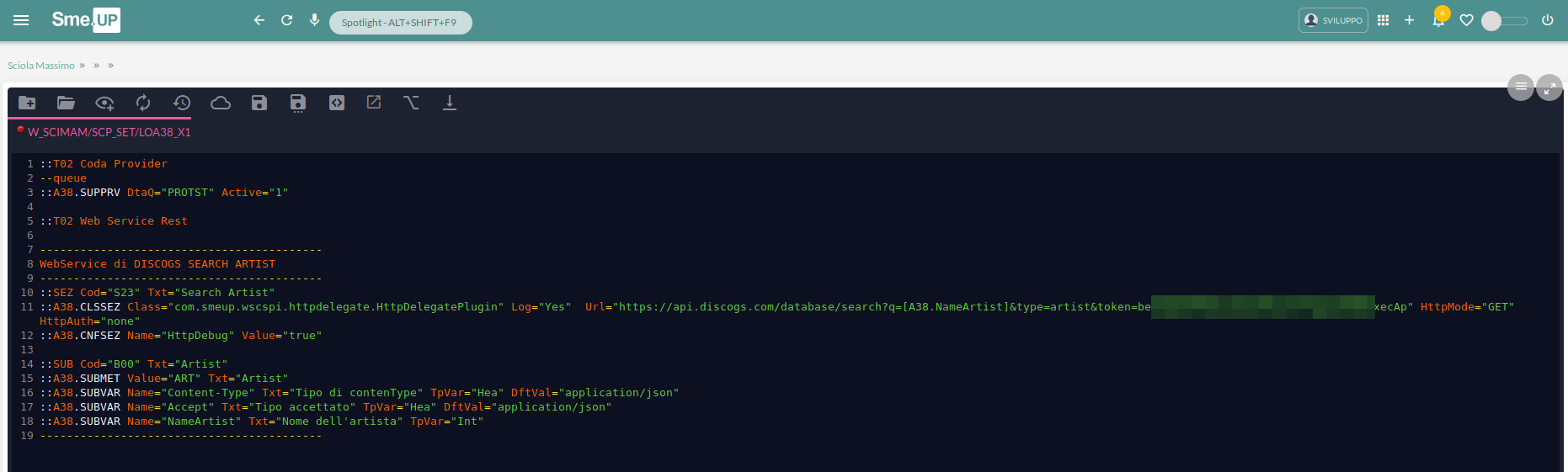 Web Service REST (e SOAP) con LOA38 - smeup